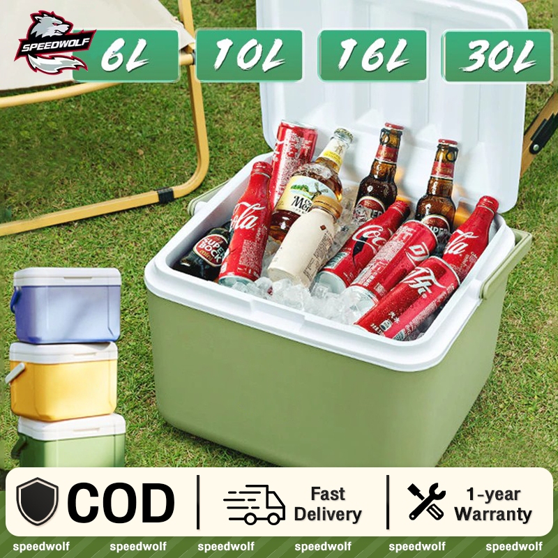 30L Ice Cooler Box Storage Container Large Ice Box Portable Food Ice ...