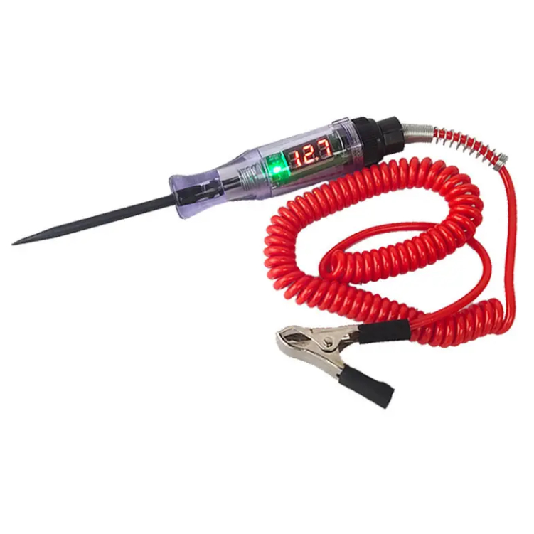 6V 12V 24V DC Car Truck Voltage Circuit Tester Digital Display Long ...