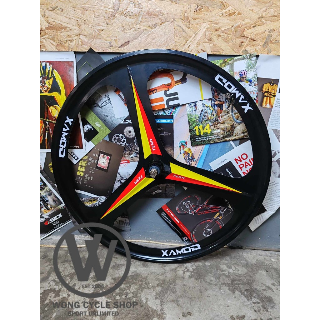 Rim Fixie 3 Batang(Rim Depan) Fixie 700c 3 Spoke Rim Basikal Fixie ...