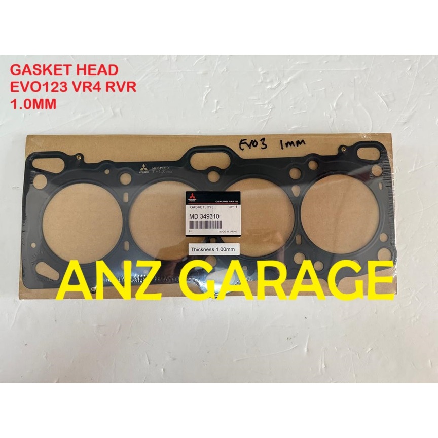 MITSUBISHI EVO 123 VR4 RVR 1.0MM 4G63 GASKET HEAD METAL MMC EVO1 EVO2 ...