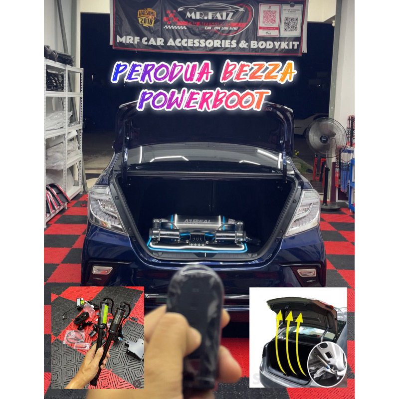 Perodua Bezza PowerBoot Electronic Auto Rear Boot Tailgate Bonet ( With ...