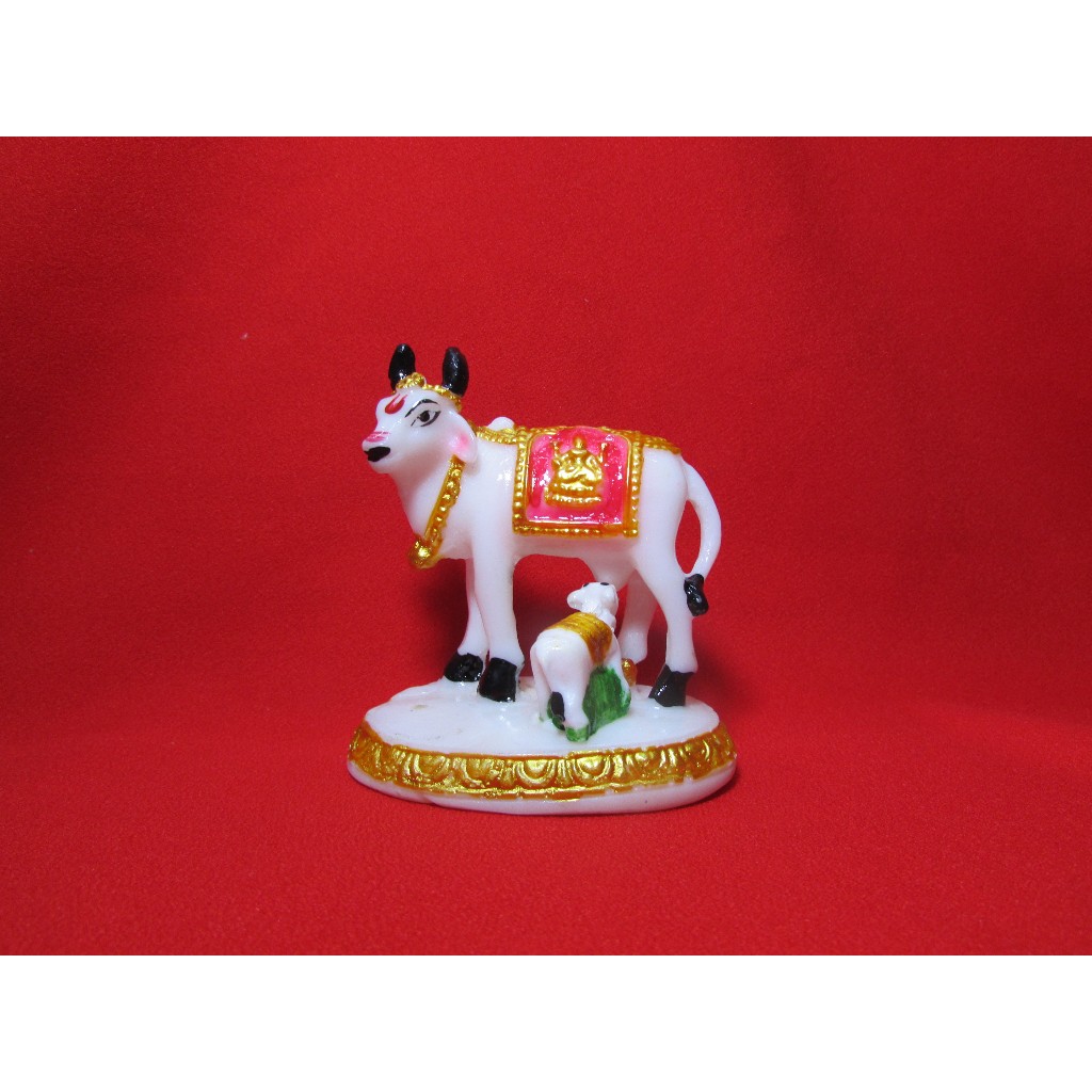 Gomatha Statue/Cow And Calf Statue/Small Gomatha statue/Ideal for home ...