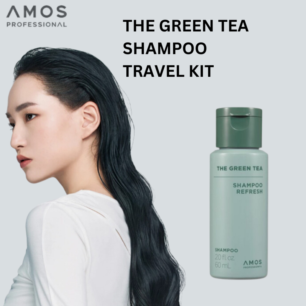 NEW + [AMOS PROFESSIONAL] THE GREEN SHAMPOO TRAVEL KIT (60ml) AM000D ...