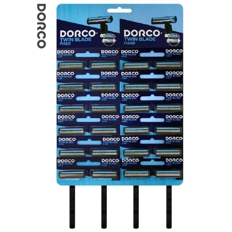 DORCO Razor Disposable Razor Twin Blade Disposable Razor(1 Card x 24 ...