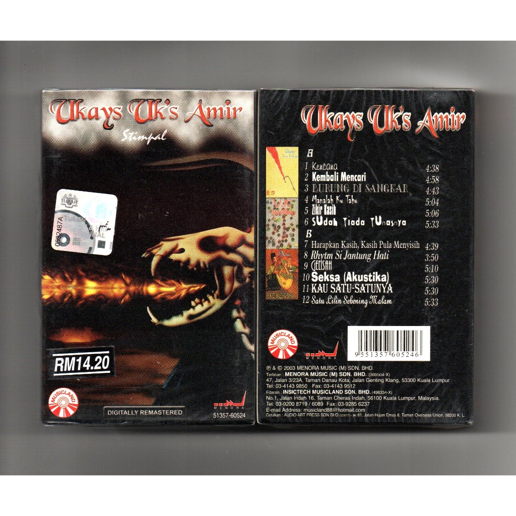 Ukays UK's Amir - Stimpal ( Cassette / Kaset Tape ) | Shopee Malaysia