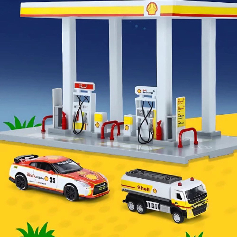 SHELL gas station diorama | Shopee Malaysia