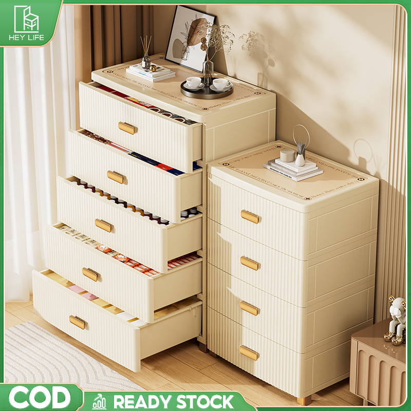 IKEA Drawer Storage Cabinet With Wheel Multifunctional Moveable Plastic ...