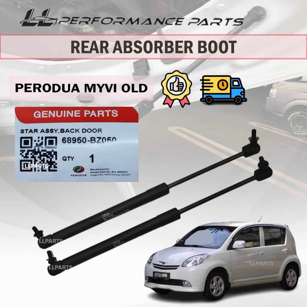 Original Perodua Myvi Old 2005-2011 Rear Bonnet Absorber Boot Damper ...
