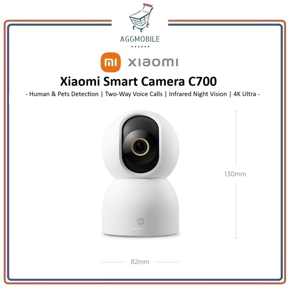 Xiaomi Smart Camera C700 (4K Ultra-HD Images | 8MP Camera | Flagship AI ...