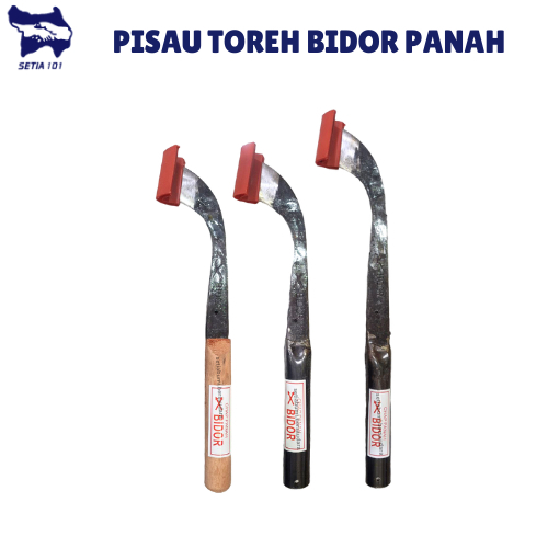 PISAU TOREH BIDOR PANAH HULU KAYU BESI NO.2/4 + SARUNG PISAU TOREH ...