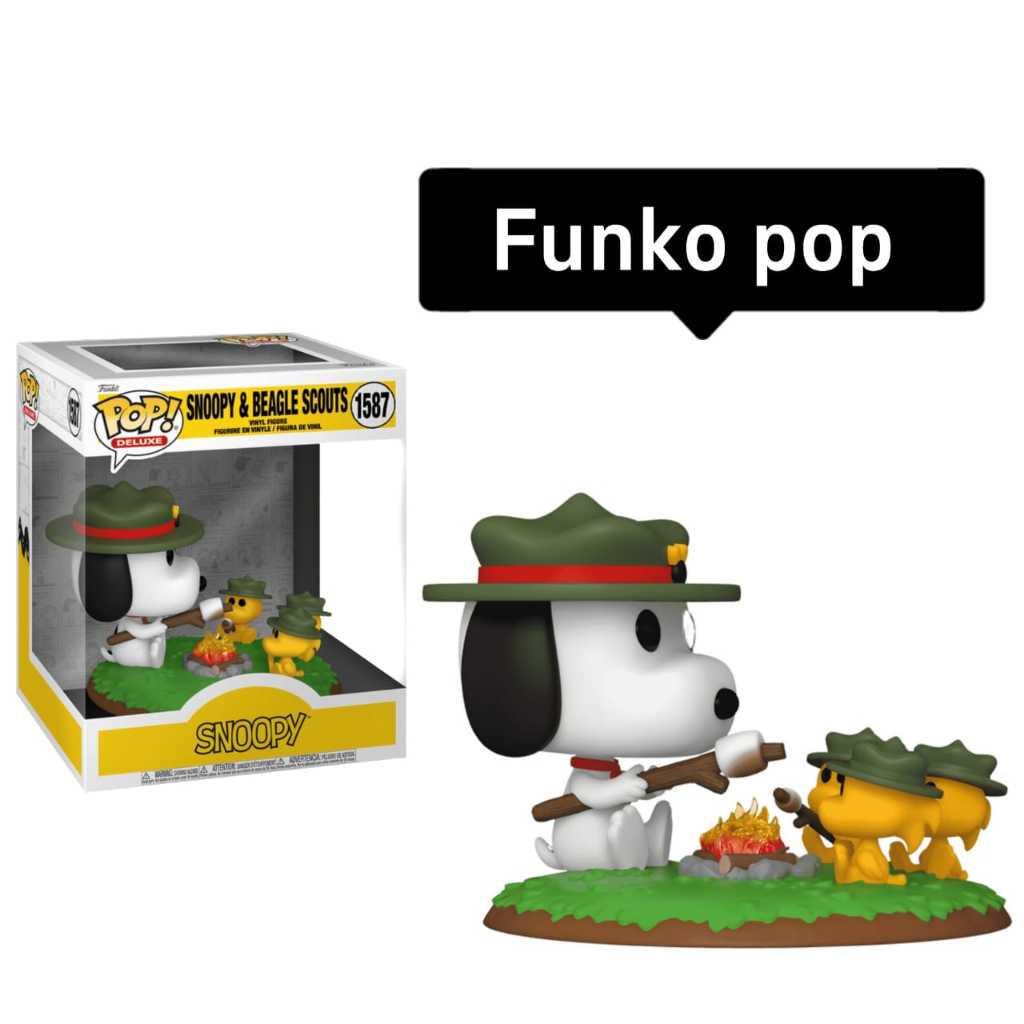 Original Funko Pop! Deluxe Snoopy & Beagle Scouts 1587 Snoopy ...