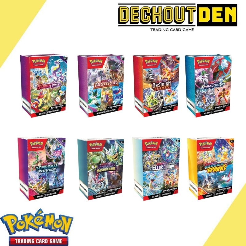 [LIVE RIP] Pokemon TCG Booster Bundle ( SV / PE / OF / PR / TF / TM ...