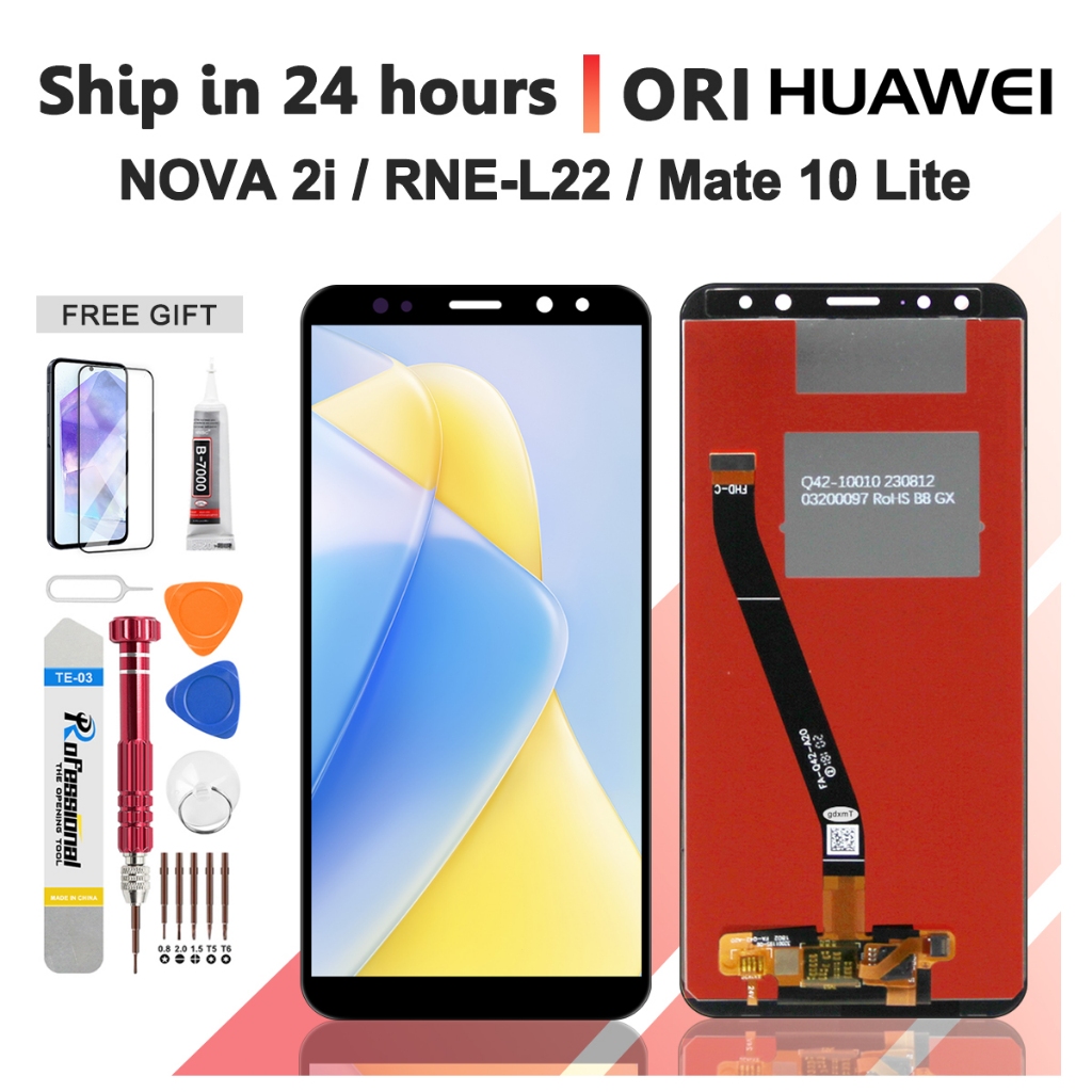 FOR LCD HUAWE NOVA 2i/RNE-L21/RNE-L22/Mate 10 Lite ORIGINAL Replacement ...