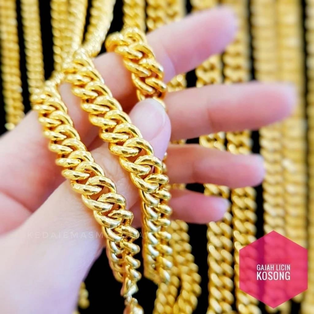 💋 COP 916 PERSIS ORI 💋 RANTAI LEHER EMAS KOREA COP 916 ( NECKLACE ) 💋 | Shopee Malaysia