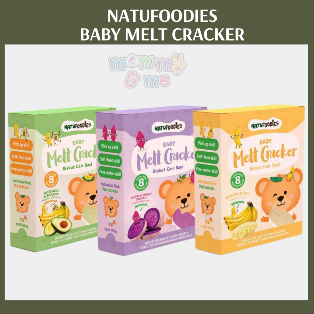 [NATUFOODIES] BABY MELT CRACKER BABY 8 MONTHS INDIVIDUAL PACKS BABY ...