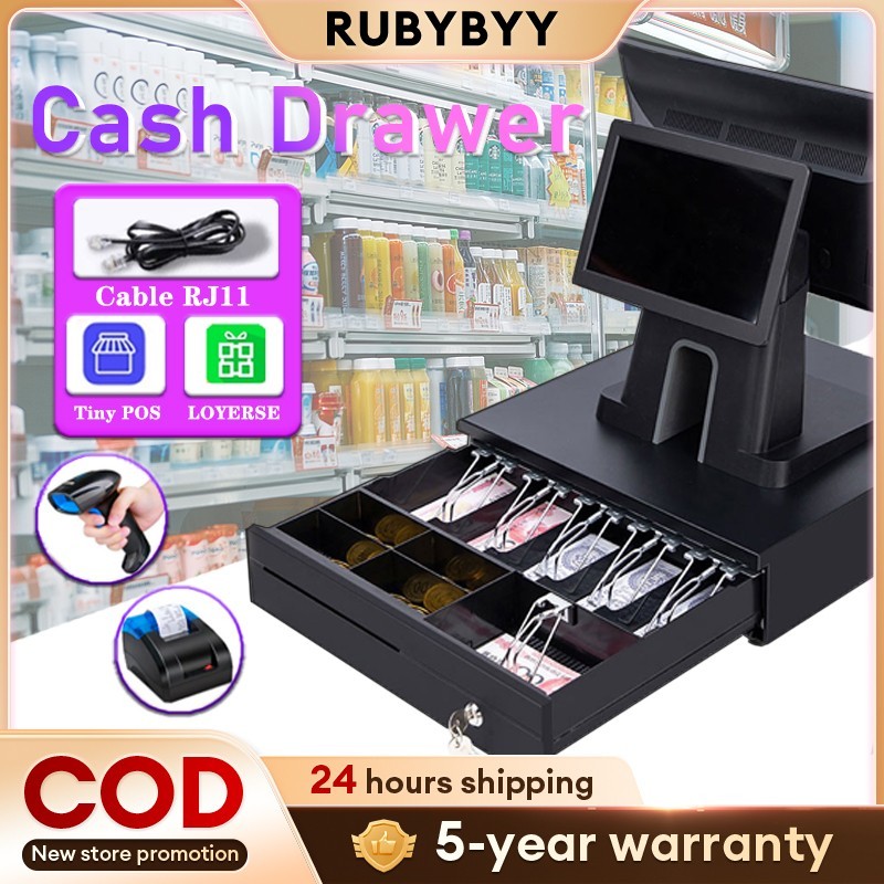 Standard Cash Drawer Money Box Compartment Money POS System 5 Bill 5 ...
