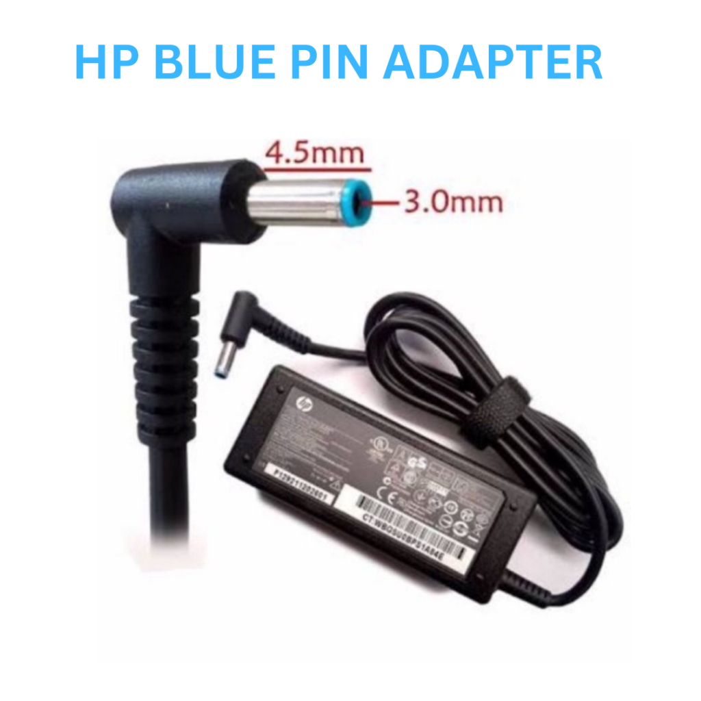 HP Blue Pin Ac Laptop Charger 19.5V 3.33A 65W Adapter New for HP laptop ...