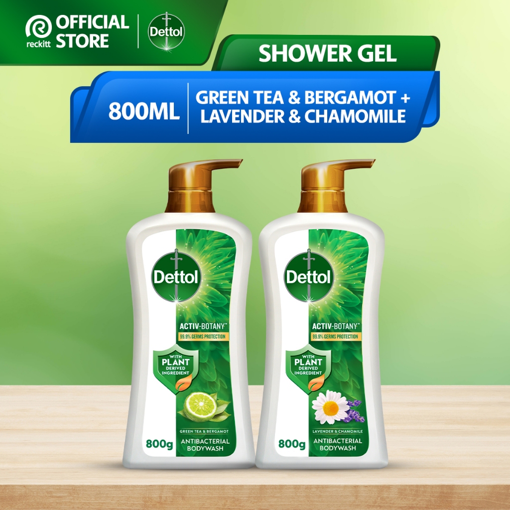 Dettol Activ-Botany Assorted Variant Shower Gel Body Wash 800ML ...