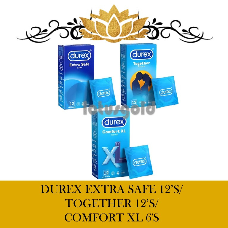 DUREX EXTRA SAFE 12'S/TOGETHER 12'S/ COMFORT XL 6'S | Shopee Malaysia