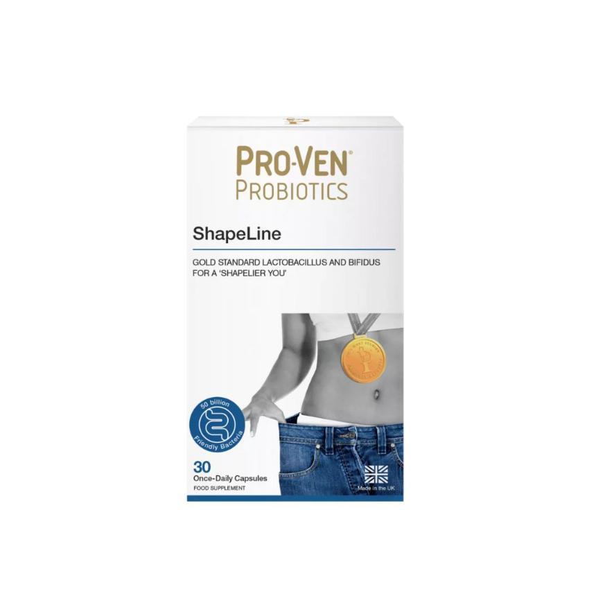 ProVen Probiotics 50 Billion ShapeLine 30pcs Vitamins C D Zinc Support ...
