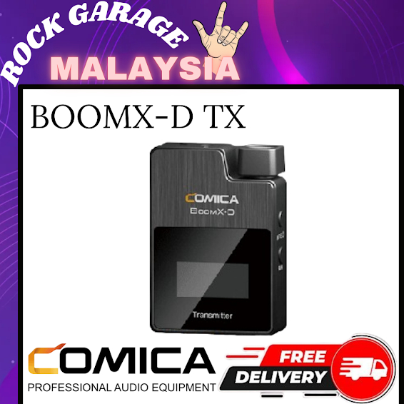 Comica Audio BoomX-D TX Clip-On Digital Wireless Transmitter (BoomX-DTX ...