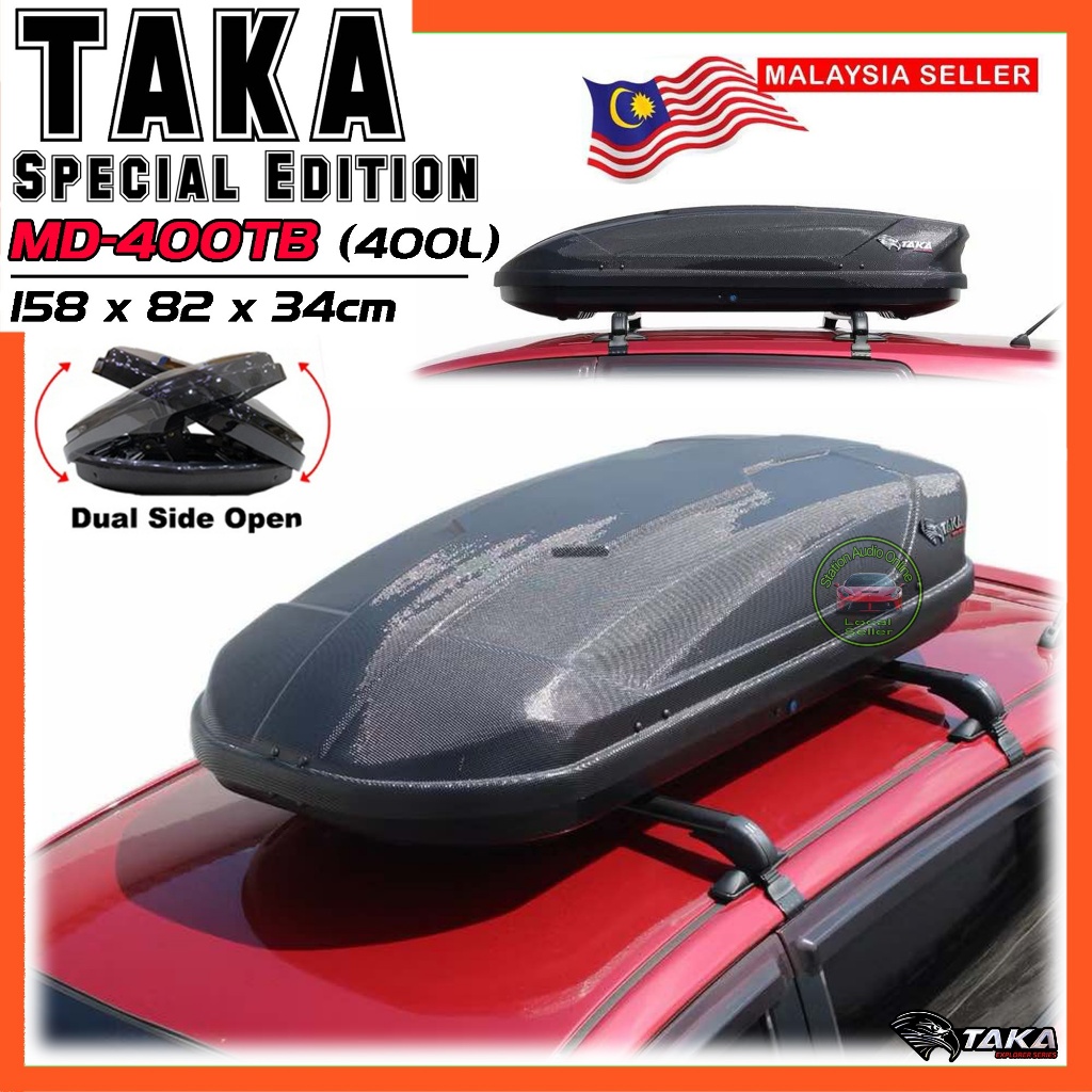 TAKA MD-400TB Bubble Design Car Roof Box [Special Edition] [L Size ...