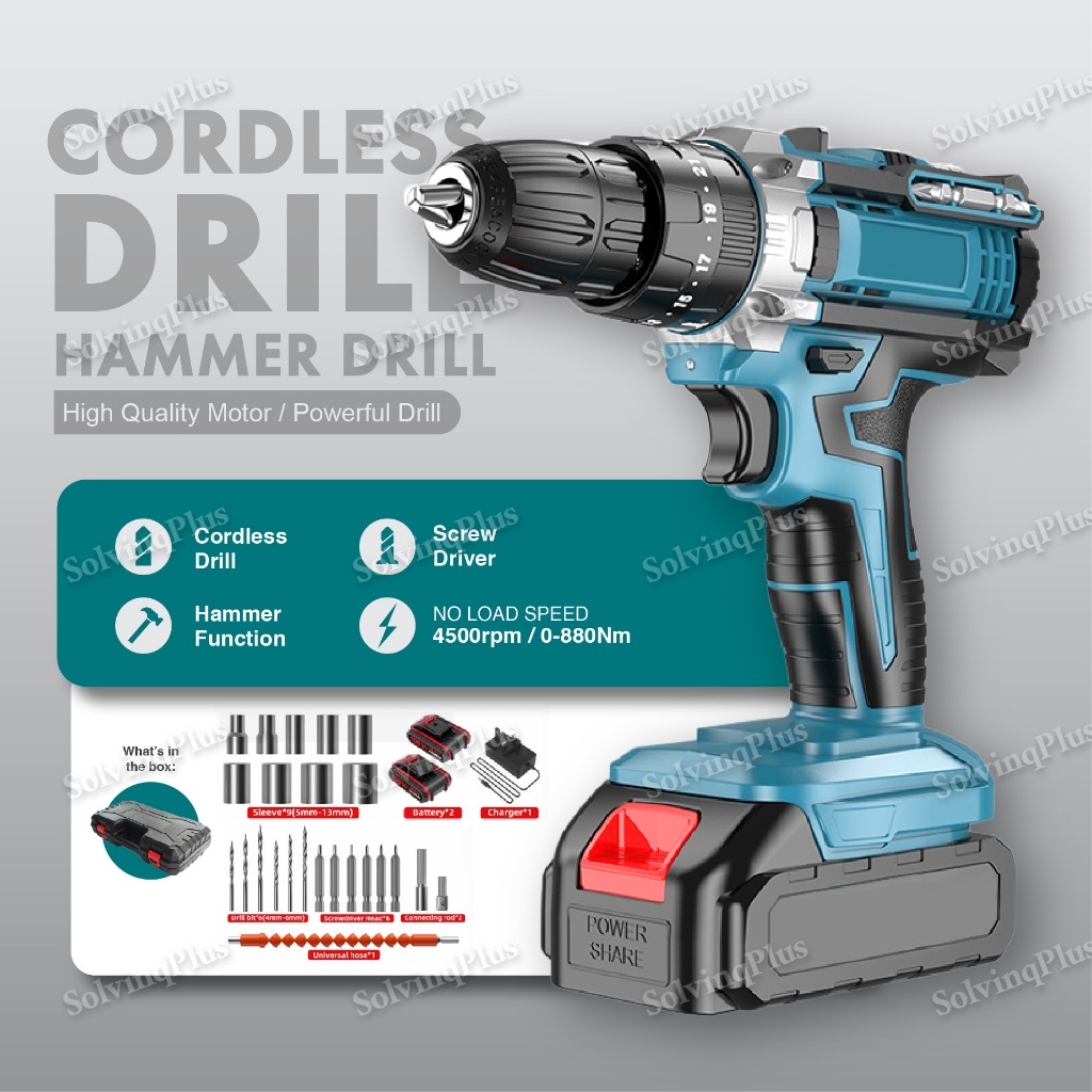 Cordless Drill Cordless Hammer Drill Cordless Drill Batteri Cordless ...
