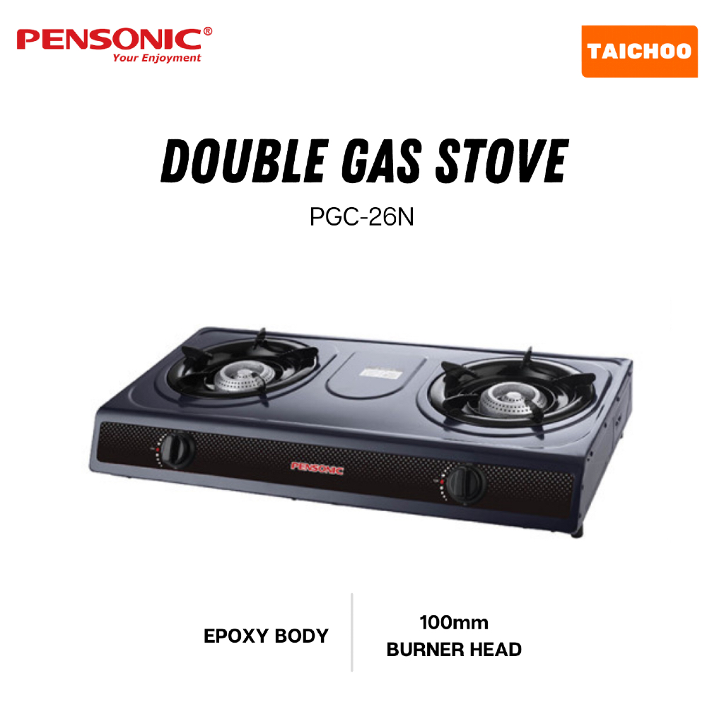 Pensonic Double Gas Stove PGC-26N | Shopee Malaysia