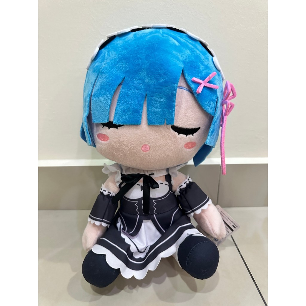 Taito: Re:Zero Starting Life in Another World Big Plush Rem (closed eye ...