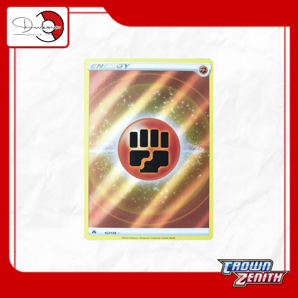 Fighting Textured Energy - 157/159 - Ultra Rare [Pokemon TCG : Sword ...