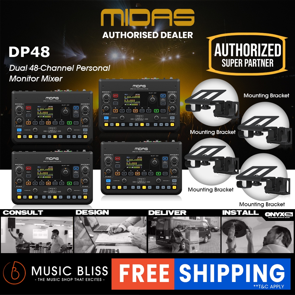Midas DP48 48-channel Personal Mixer (DP-48 / DP 48) | Shopee Malaysia