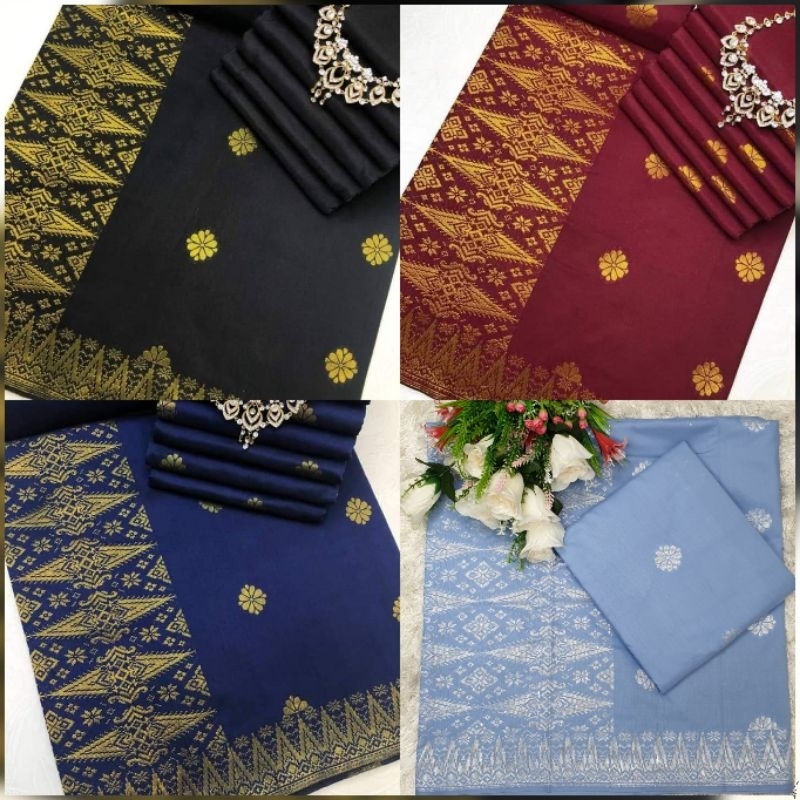 Kain Pasang Songket Tenun Tabur / Tenun Asli / Songket Tabur | Shopee ...