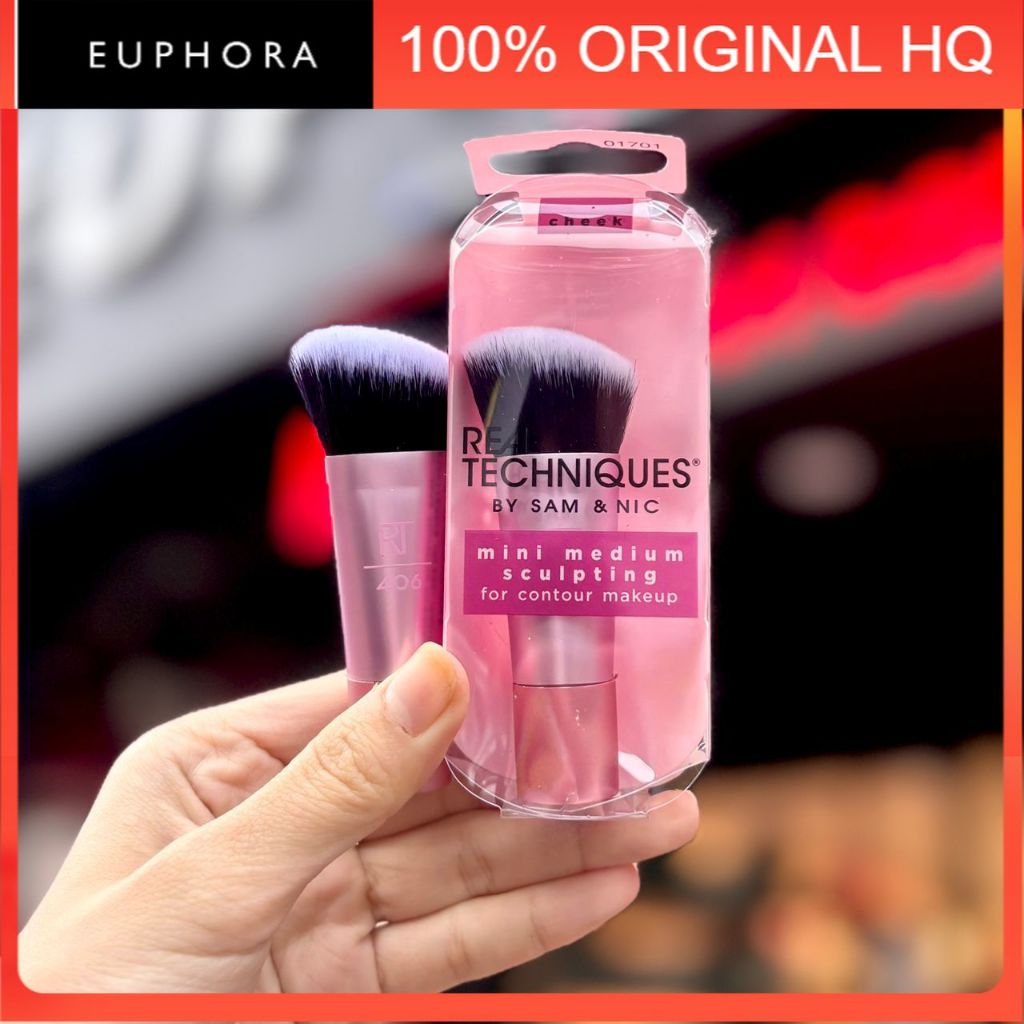 🔥 VIRAL 🔥💯% BRUSH REAL TECHNIQUES 406(01701) | Shopee Malaysia