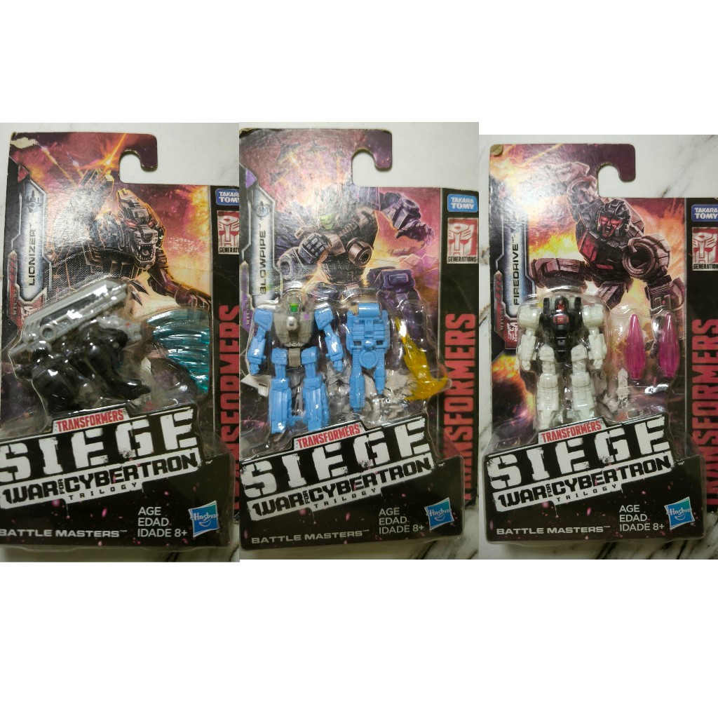 Hasbro Transformers War For Cybertron Siege Battle Masters Lionizer ...