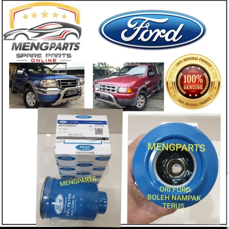 ORIGINAL FORD RANGER WL 2.5 12V & WE 2.5 16V 1999Y-2011Y FUEL FILTER ...