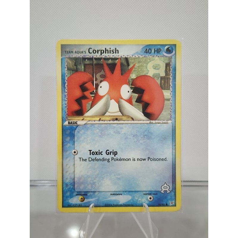 2004 Team Aqua's Corphish Card (Rare) | Shopee Malaysia