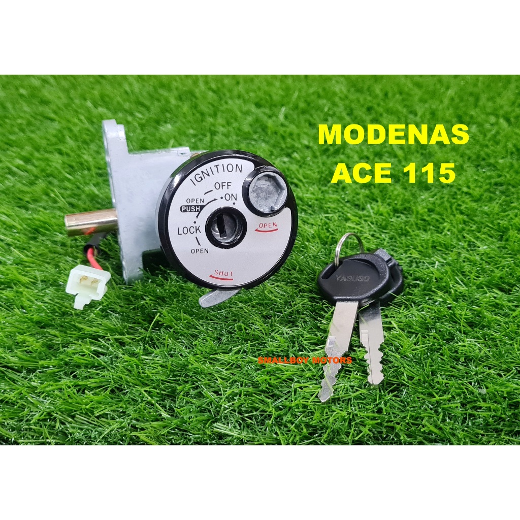 MODENAS ACE 115 FRONT MAIN SWITCH IGNITION HANDLE KEY KUNCI DEPAN ...