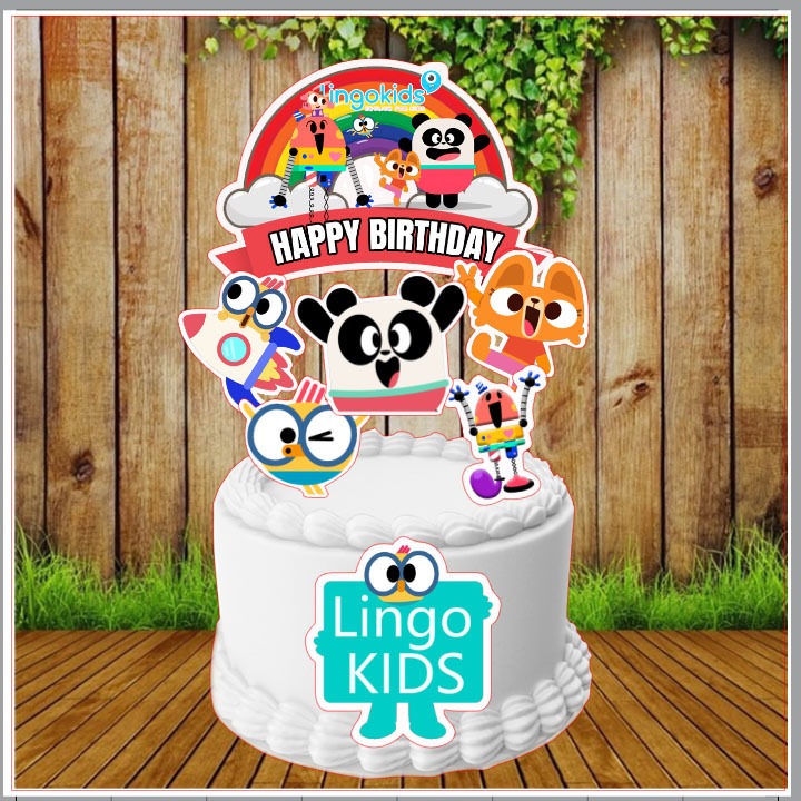 LINGOKIDS CAKE TOPPER 001 | Shopee Malaysia