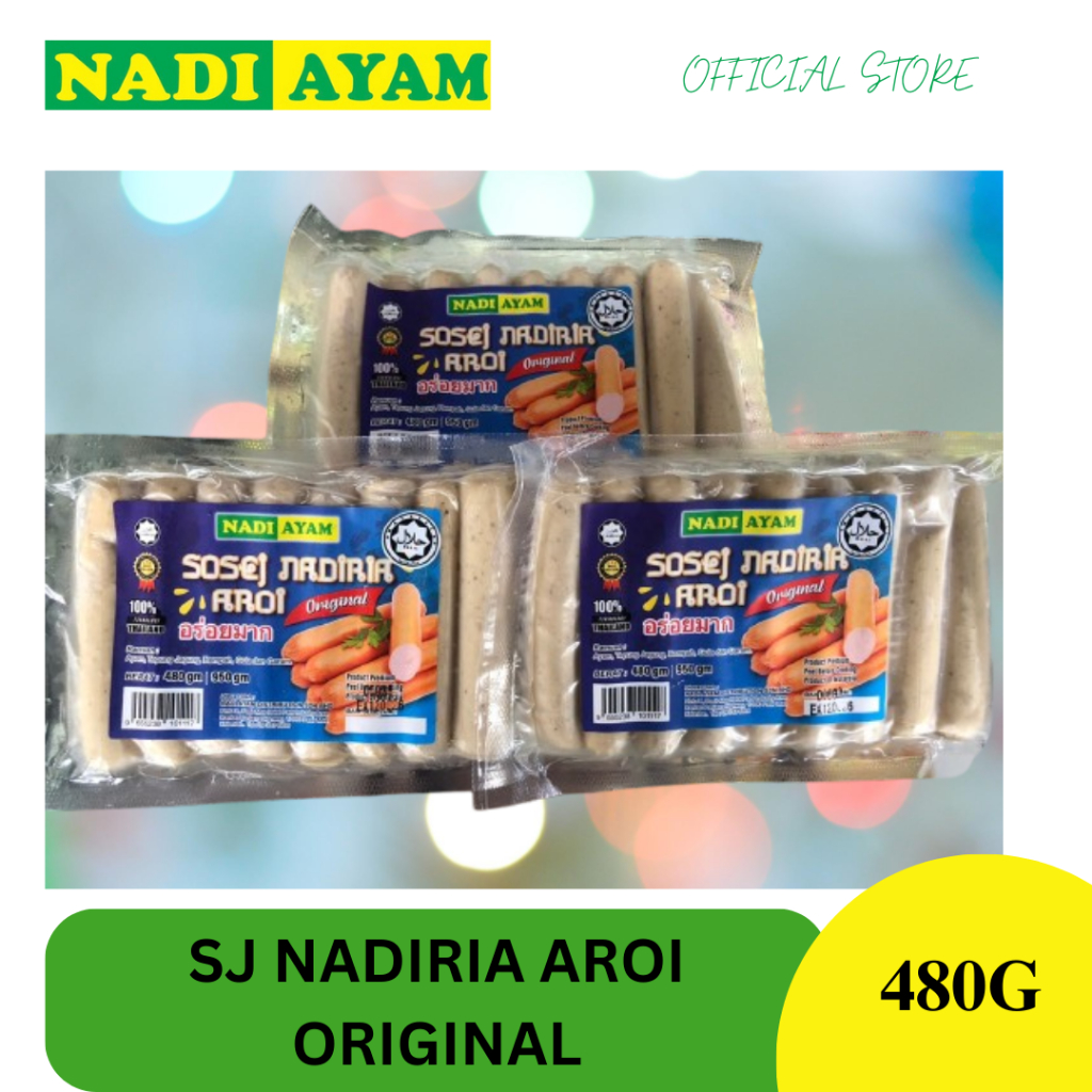 [HALAL] SOSEJ NADIRIA AROI ORIGINAL 480G | Shopee Malaysia