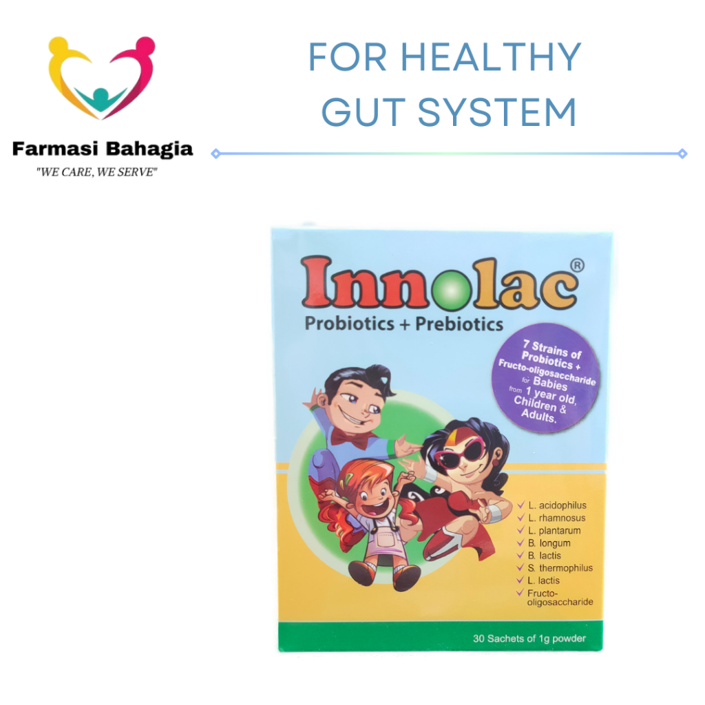 [ Exp 4/2026 ] INNOLAC PROBIOTICS POWDER SACHET 30'S - For Healthy Gut ...