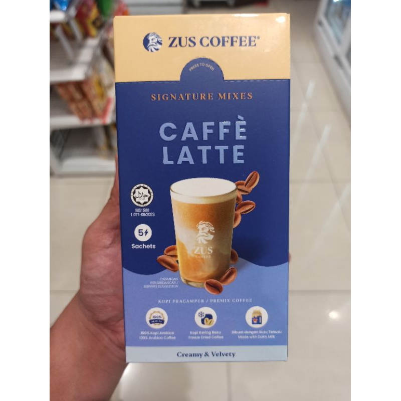 ZUS COFFEE Signature Mix Caffe Latte 5s | Shopee Malaysia