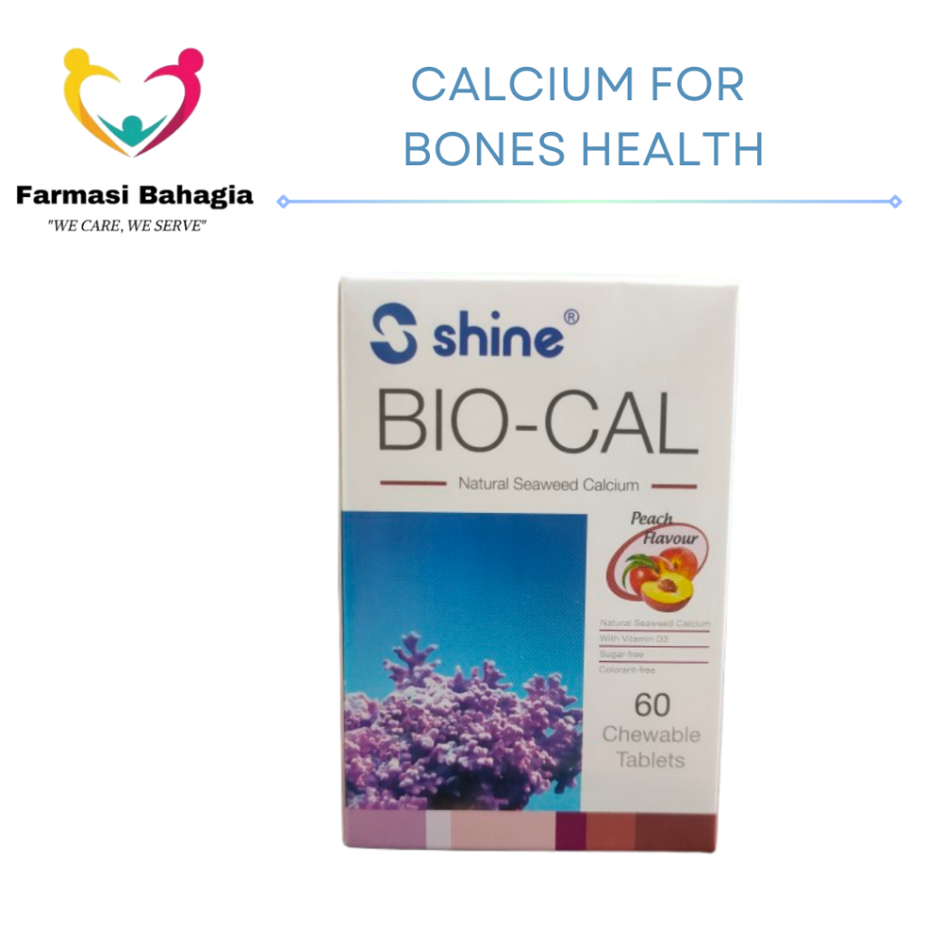 [ Exp 11/2026 ] SHINE BIO-CAL CHEWABLE TABLET 60'S - Vitamin D3 ...