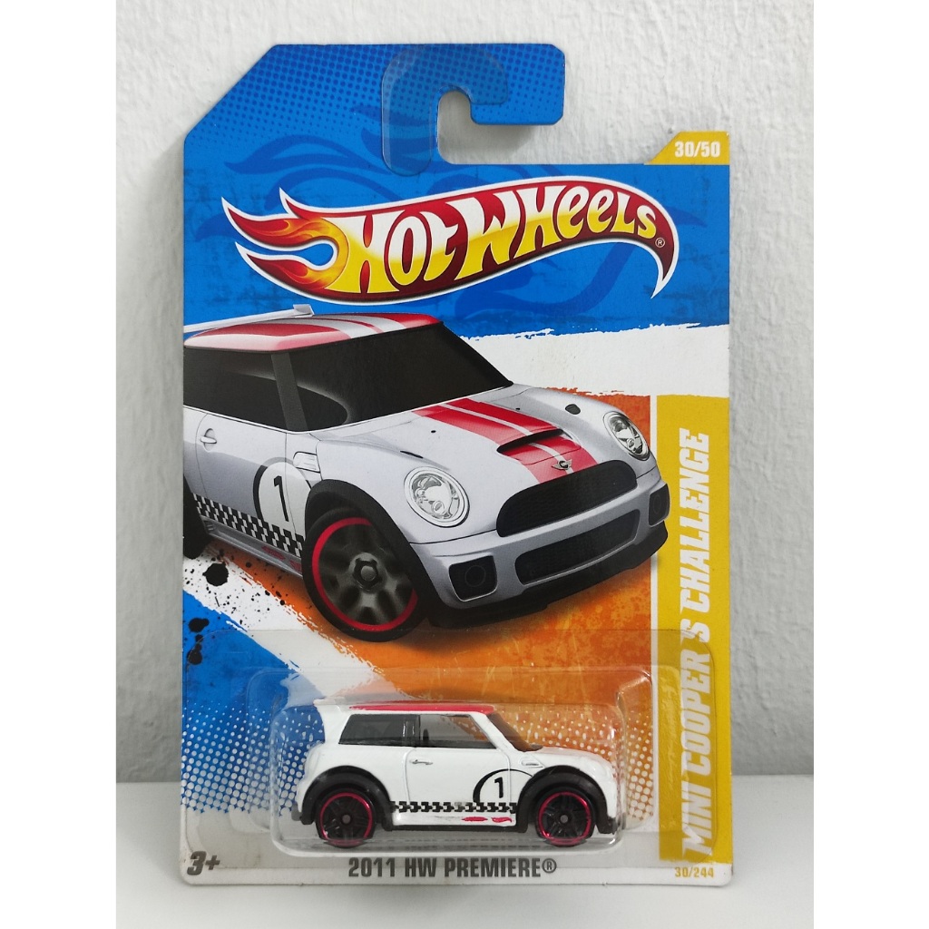 Hot Wheels Mini Cooper S Challenge White | Shopee Malaysia