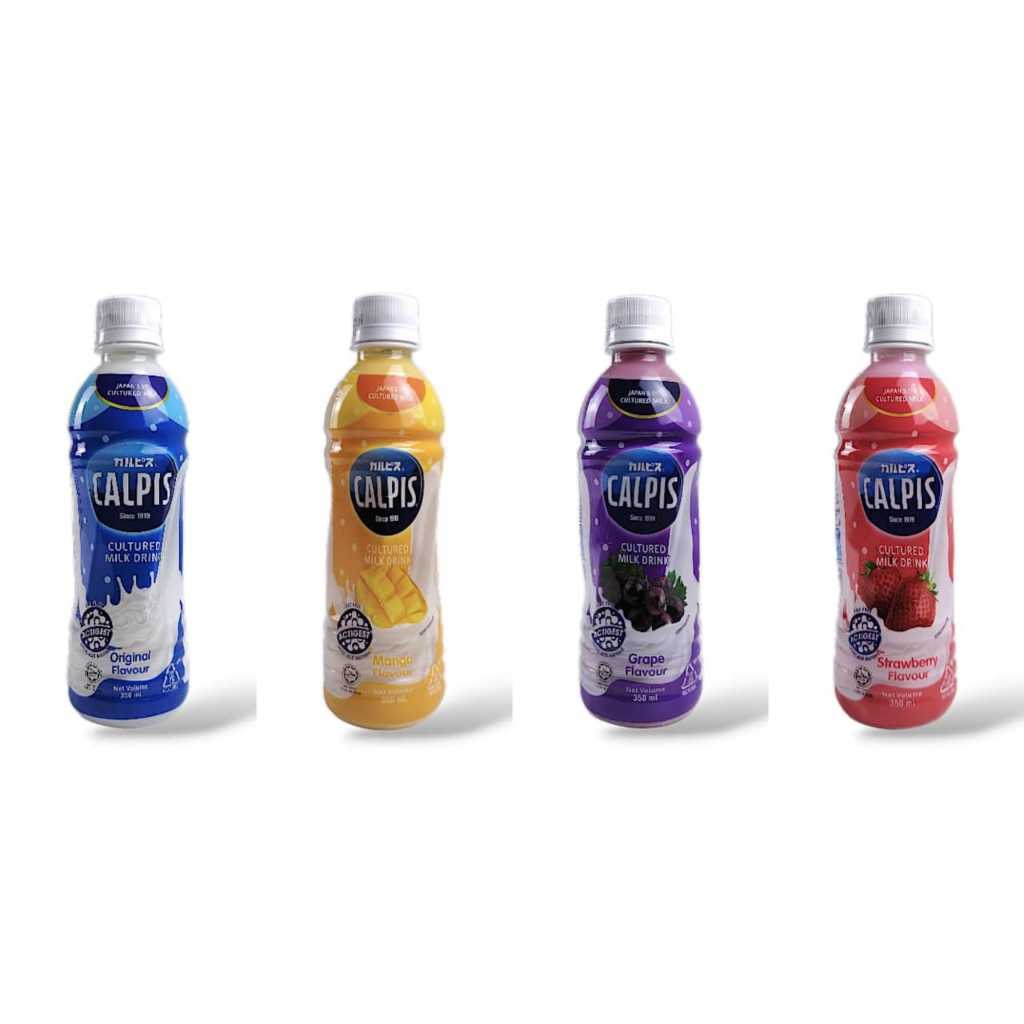 Calpis Cultured Yogurt Milk Drinks - Original/Mango/Grape/Strawberry ...
