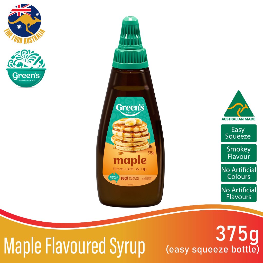 Australia Green's Maple Flavoured Syrup Spread 375ml | Pancake Topping ...