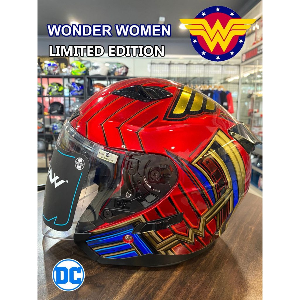 Helmet Wonder Woman Limited Edition | Shopee Malaysia