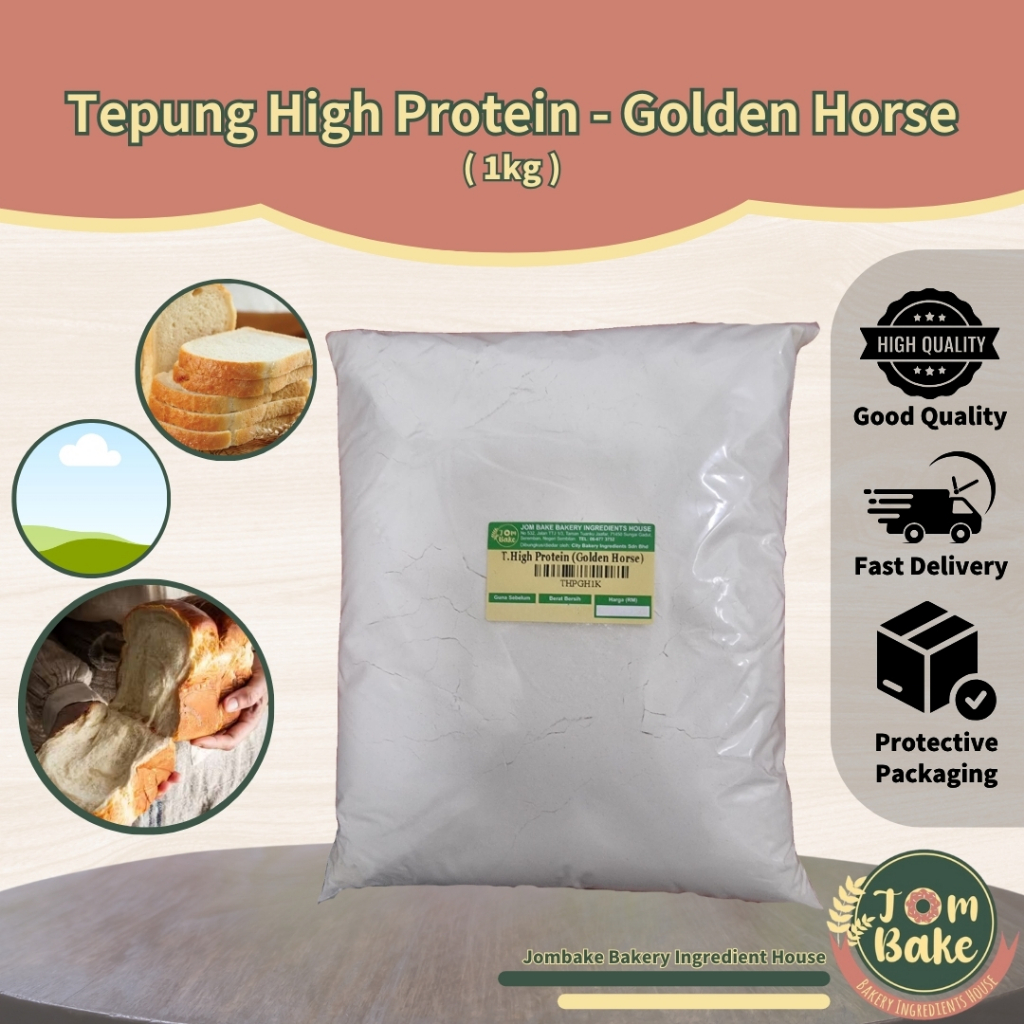 Tepung High Protein - Golden House [ 1kg ] | Shopee Malaysia