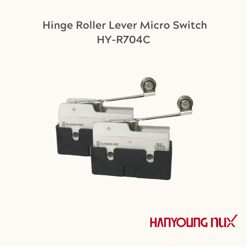 Hanyoung Hinge Roller Lever Micro Switch HY-R704C | Shopee Malaysia
