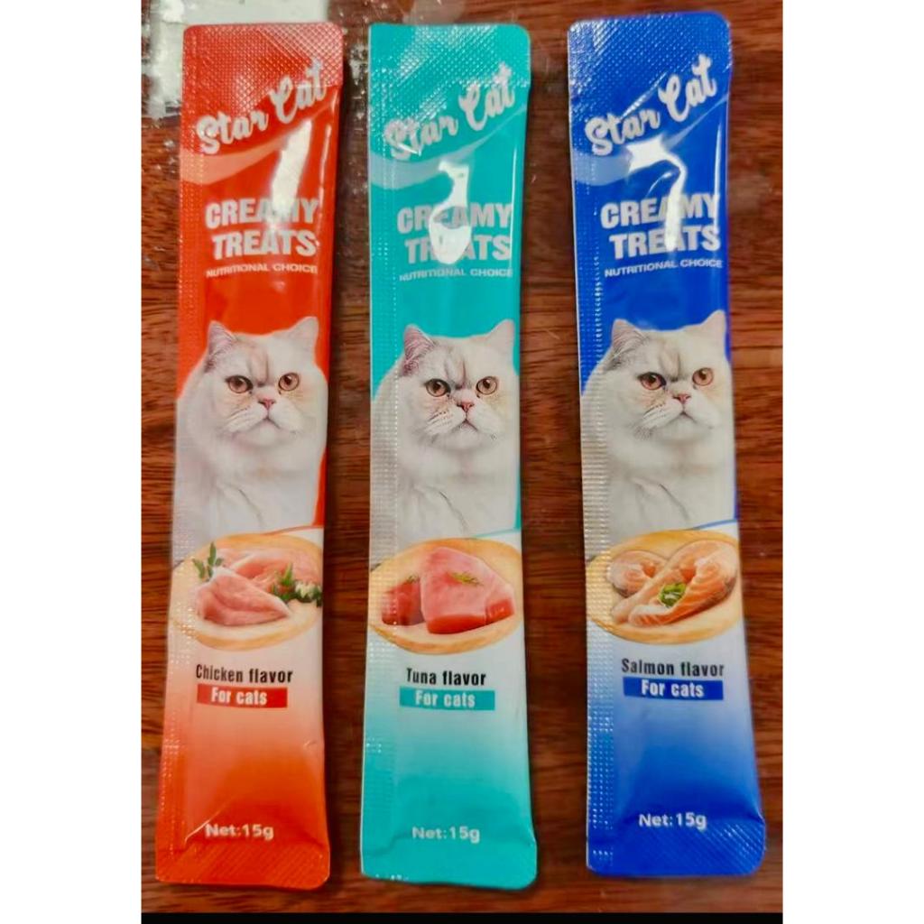 Star Cat Snacks Makanan Kucing Cat Treats Cat Wet For od Cat Sticks Pet ...