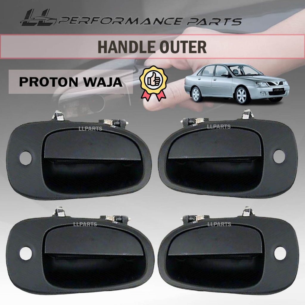 Proton Waja Black Door Outer Handle Front Rear Left Right Kereta ...